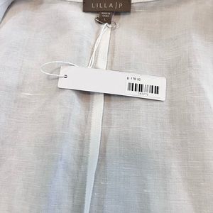 Anthropologie | Jackets & Coats | Nwt Lilla P White Linen Blazer Jacket ...